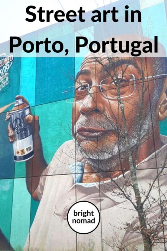 Spectacular street art in Porto, Portugal